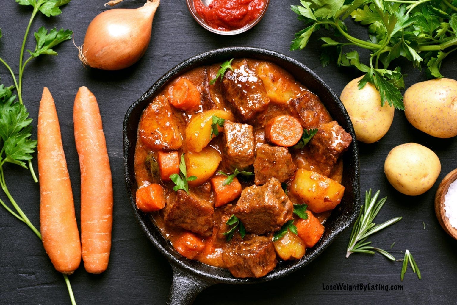 Low Calorie Beef Stew for Weight Loss - Lose Weight By Eating