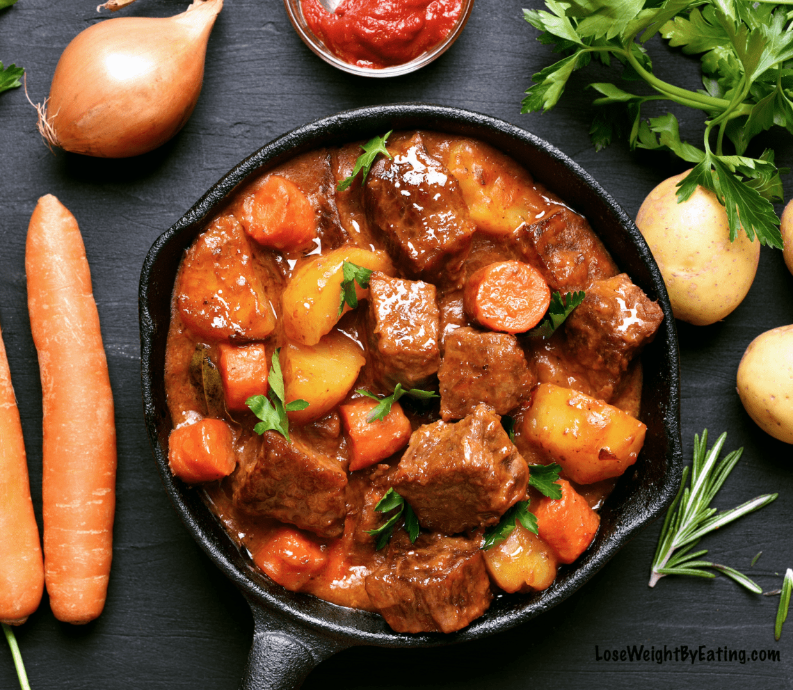 Low Calorie Beef Stew for Weight Loss - Lose Weight By Eating