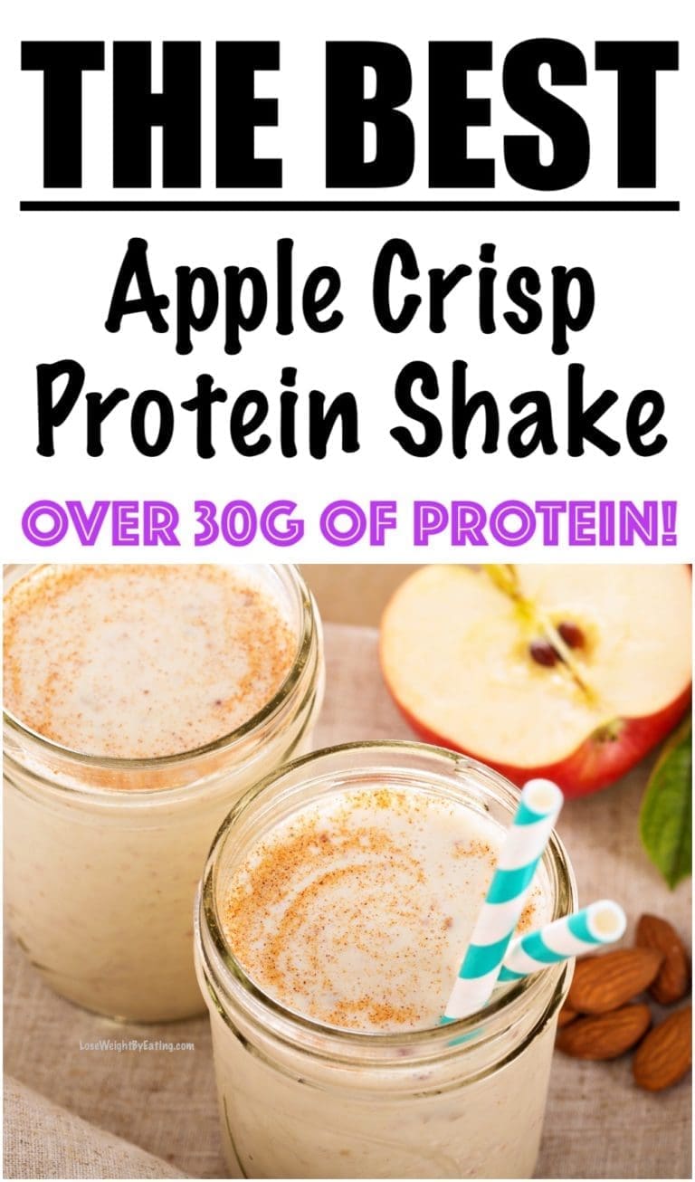 Low Calorie Caramel Apple Protein Smoothie for Weight Loss - Lose ...