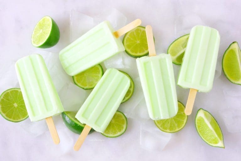 Low Calorie Lime Popsicles - Lose Weight By Eating