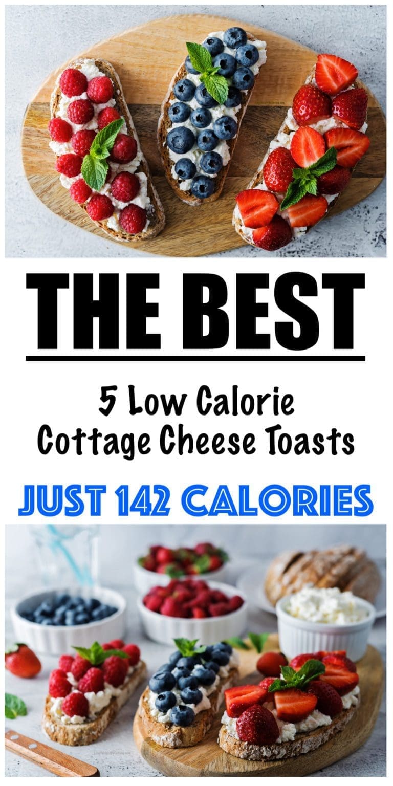 Low Calorie Cottage Cheese Toasts for Weight Loss - Lose Weight By Eating