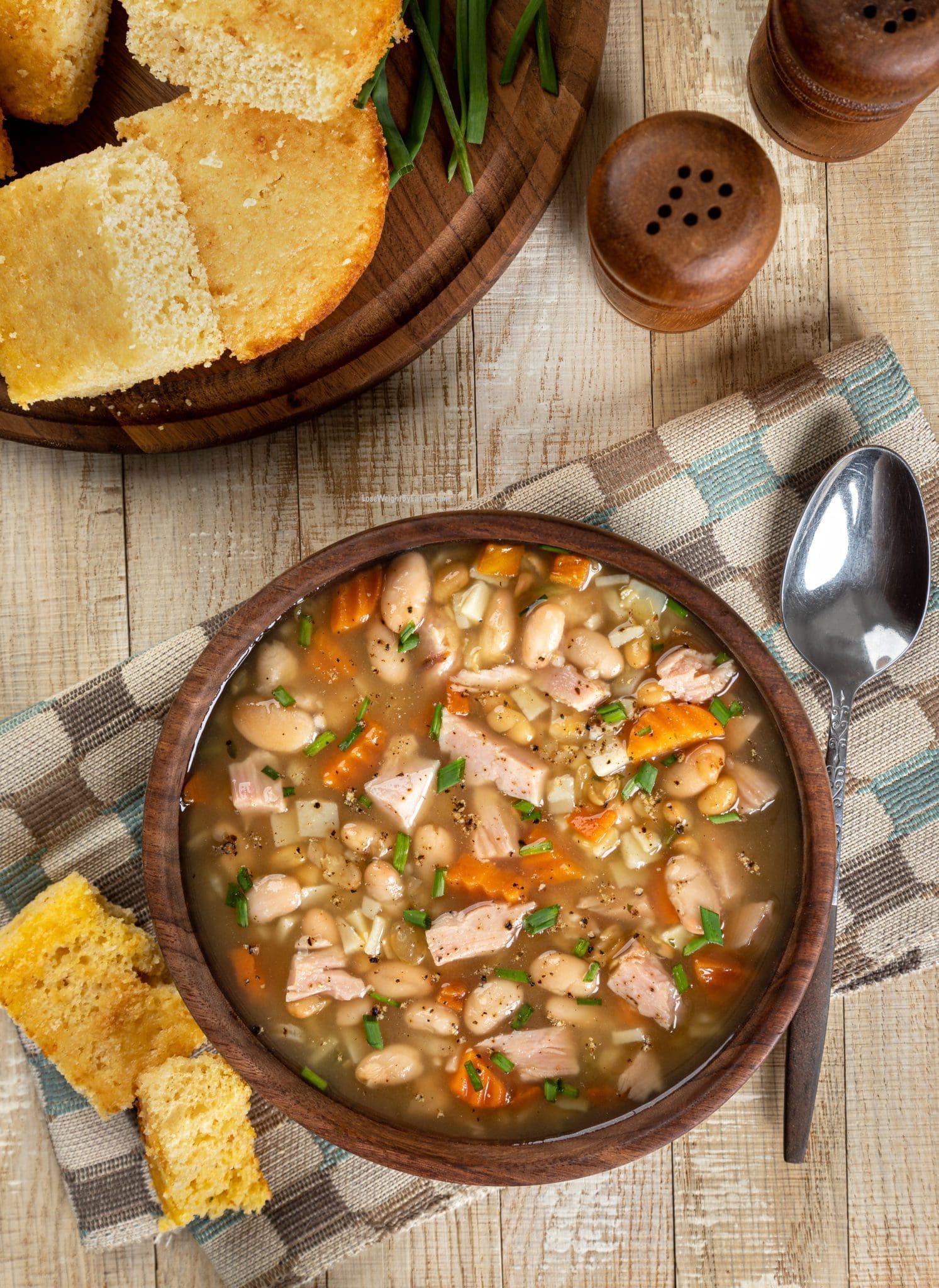 Low Calorie Ham and Bean Soup - Lose Weight By Eating
