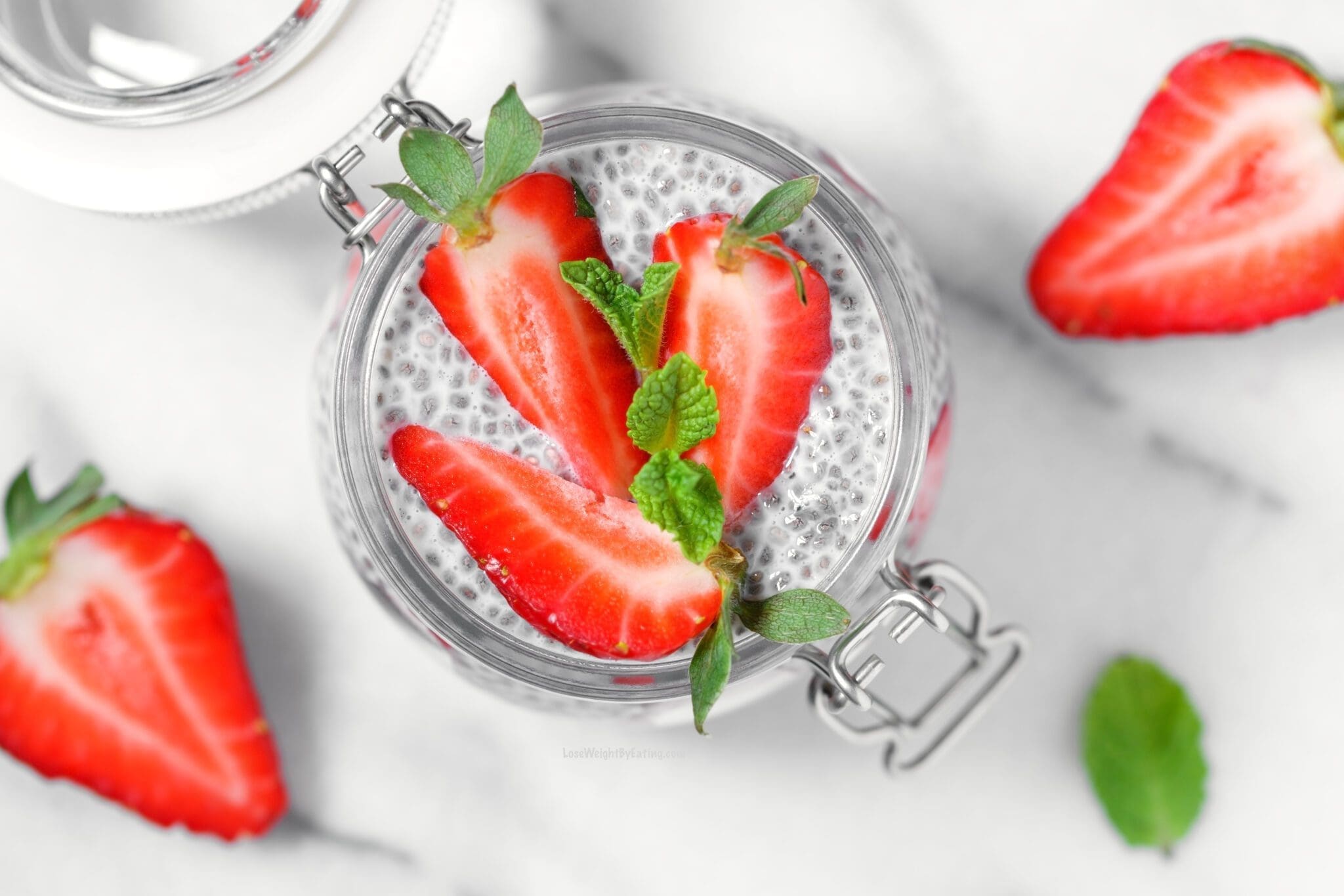 Low Calorie Chia Seed Pudding - Lose Weight By Eating